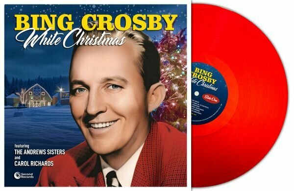 Новогодний сборник BING CROSBY - White Christmas, (LP, Reissue, Red, 180gr Vinyl) Виниловая Пластинка