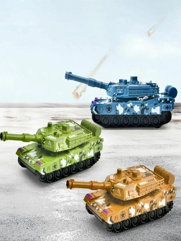 Игрушка для мальчика, камуфляжная модель танка