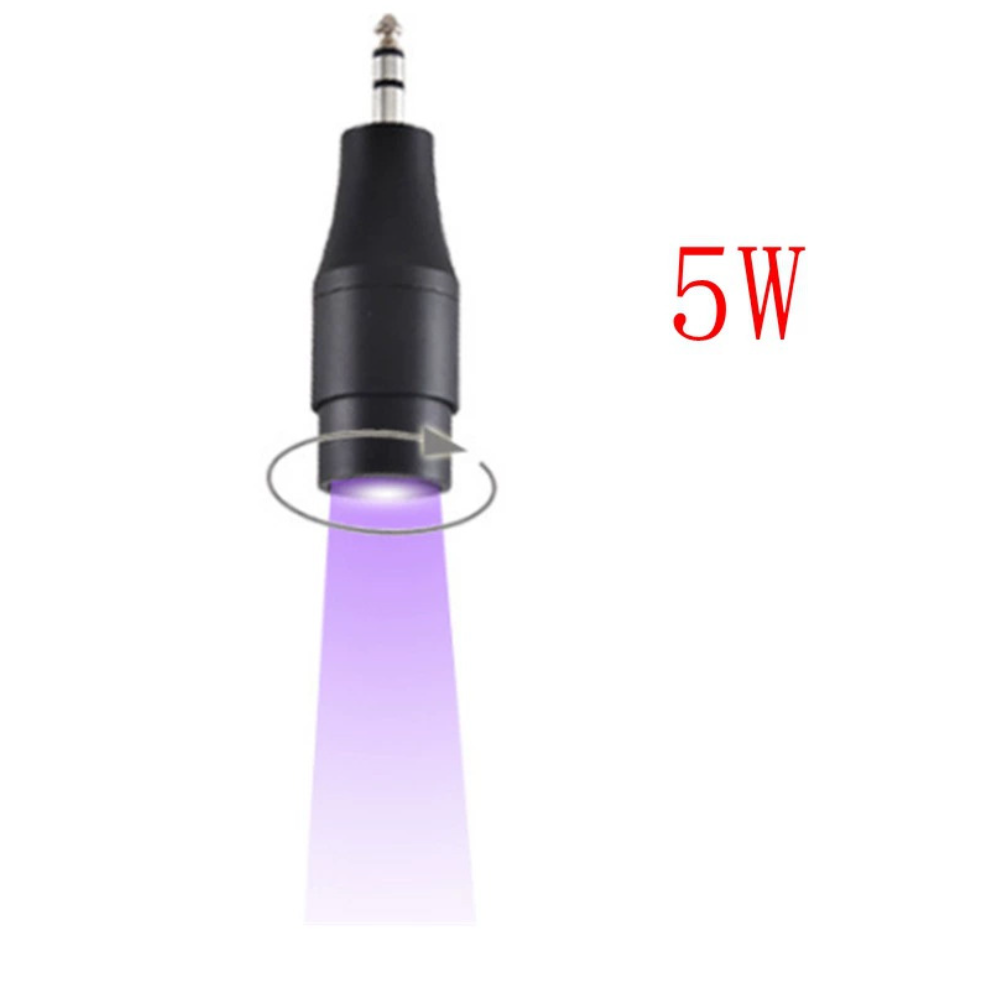 Сменная головка для УФ лед лампы для наращивания ресниц черная 5 ват