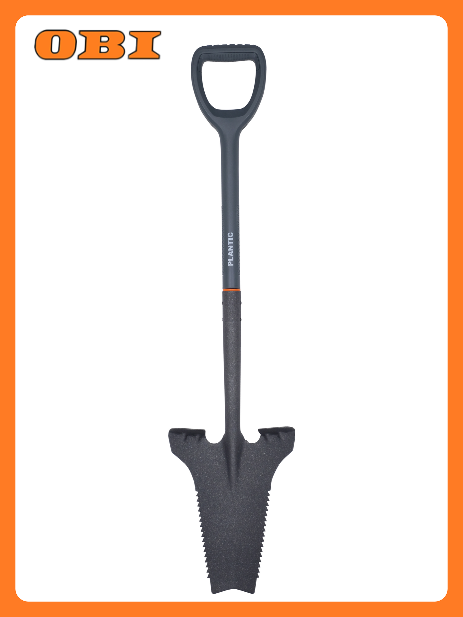 Лопата Plantic PRO, для корчевания, углеродистая сталь, D-образная рукоятка, 116 см