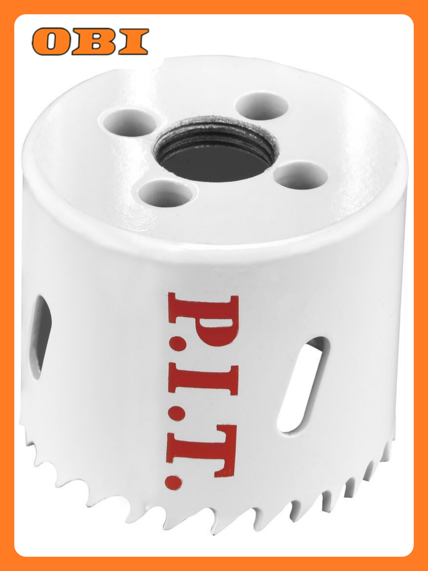 Коронка биметаллическая P.I.T. AMED05-0035, для дерева и металла, 35х50 мм