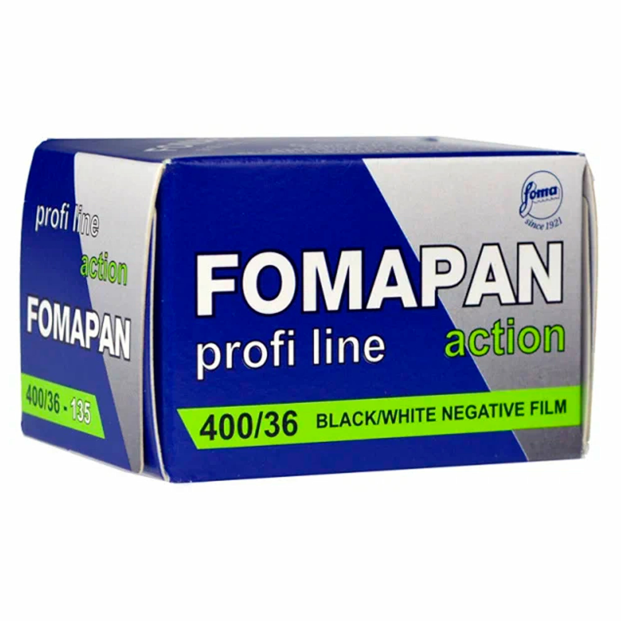 Фотопленка Foma PAN 400 Action 135, черно-белая, негативная, 36 кадров