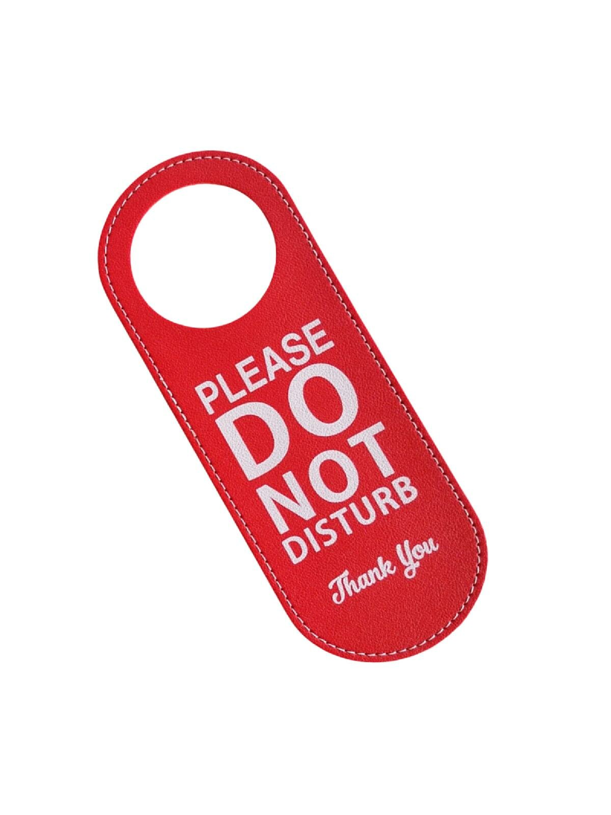 Многоразовый дверной знак "Не беспокоить" и реверсивный подвесной знак "Стучите, пожалуйста"