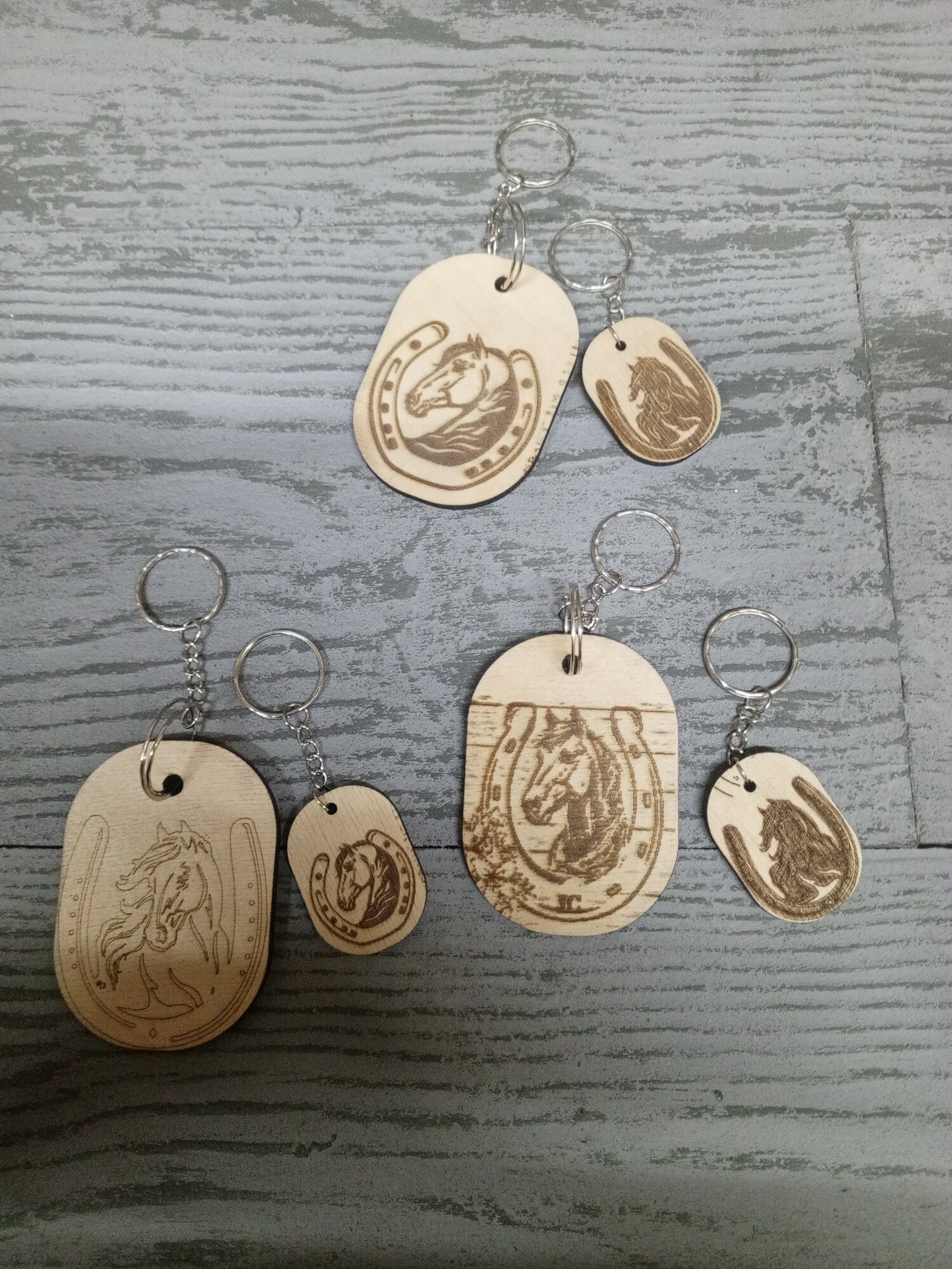 Брелок для ключей + талисман на ёлку "На удачу" комплект 3+3 отличный символ наступающего года