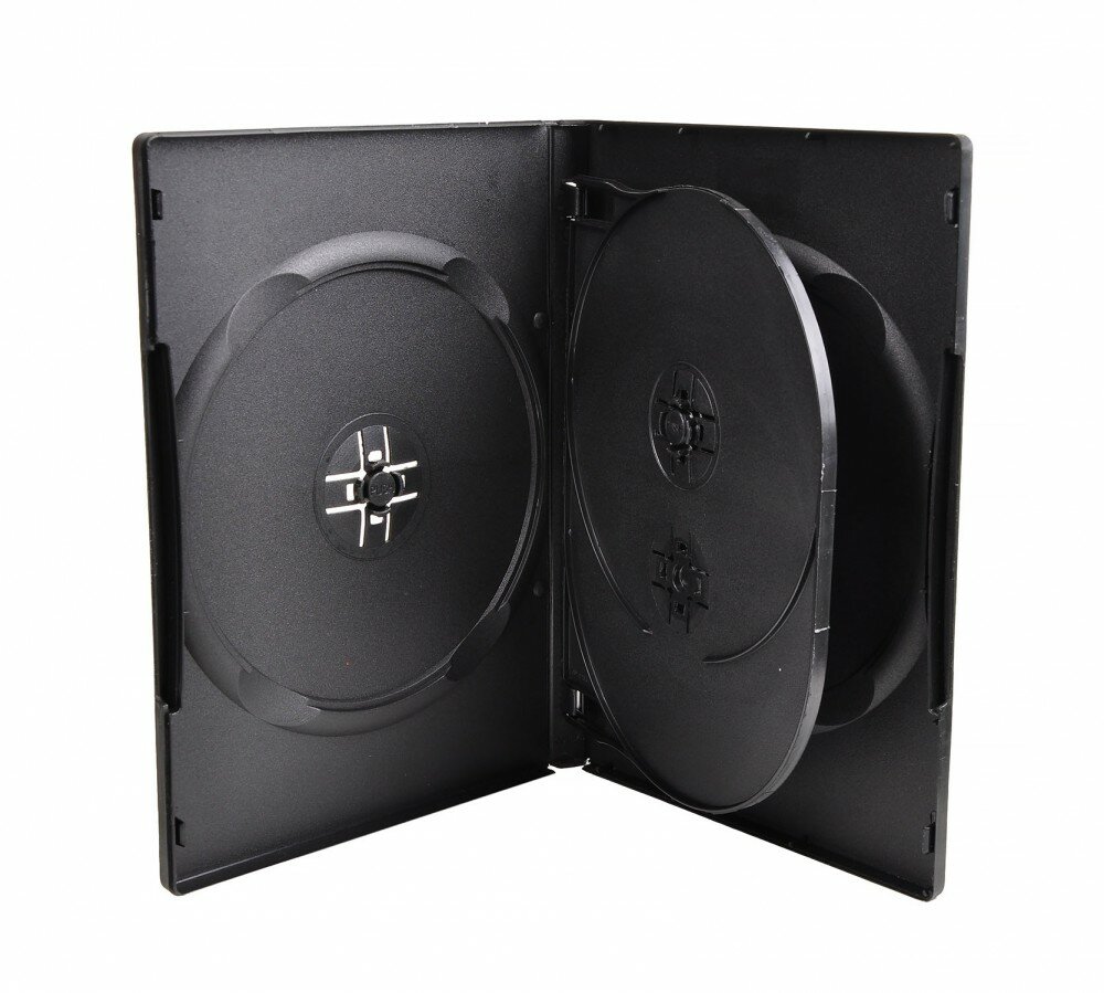 DVD Box (коробка) на 4 диска, со вставкой (черный футляр) (DVD Box)
