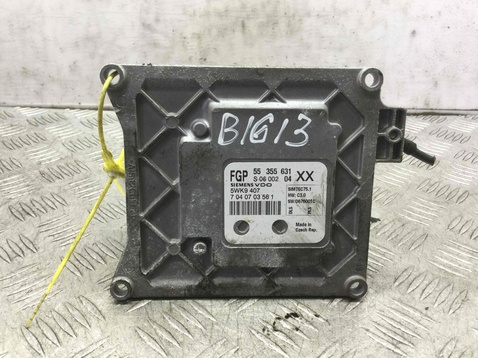 Б/У Блок управления двигателем Opel Vectra C [рестайлинг] (2005-2009) 2006 г.