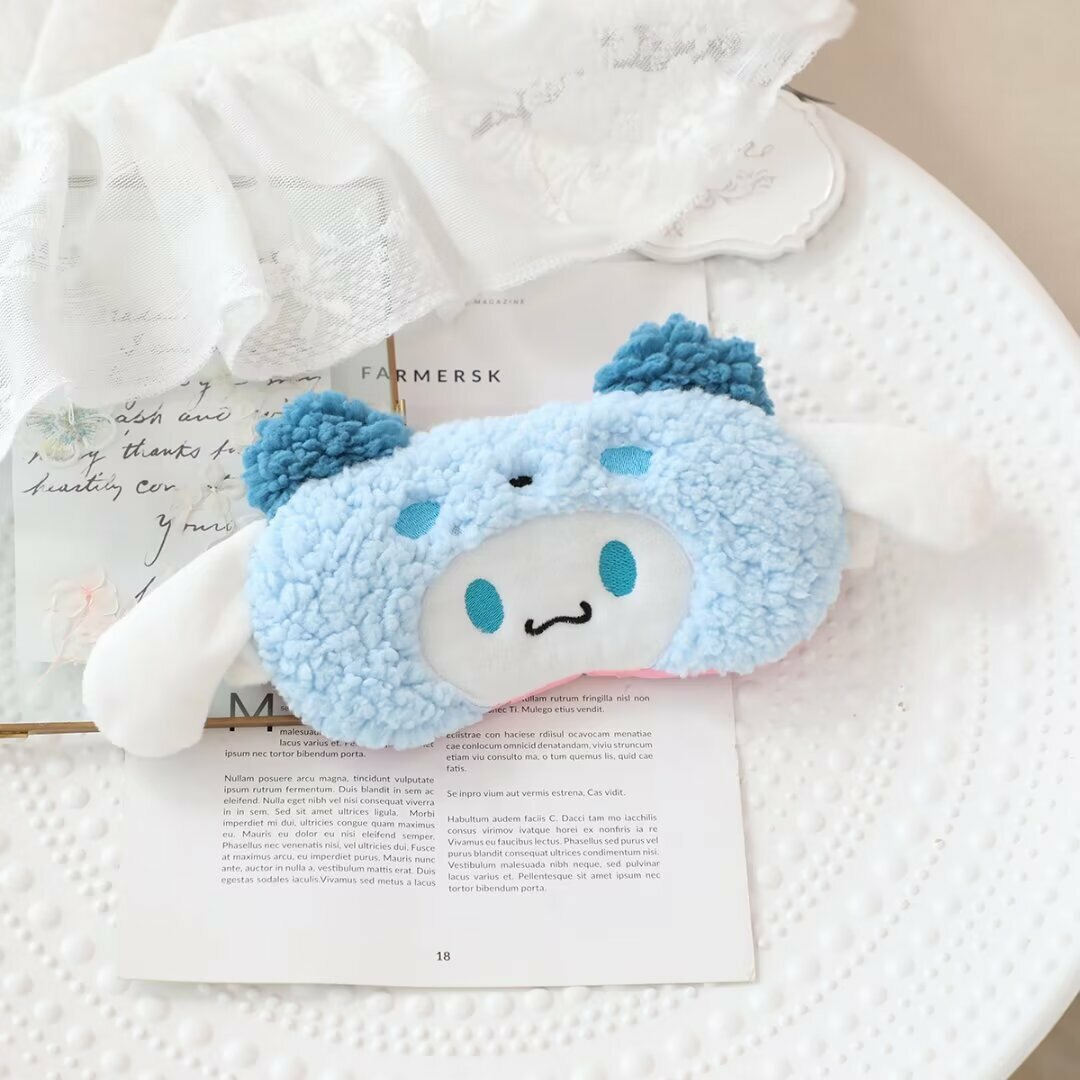 Милая мультяшная маска для сна, дорожная маска для глаз, светонепроницаемая маска для студентов и девушек, снимает усталость глаз, мягкая и дышащая защитная маска для глаз.