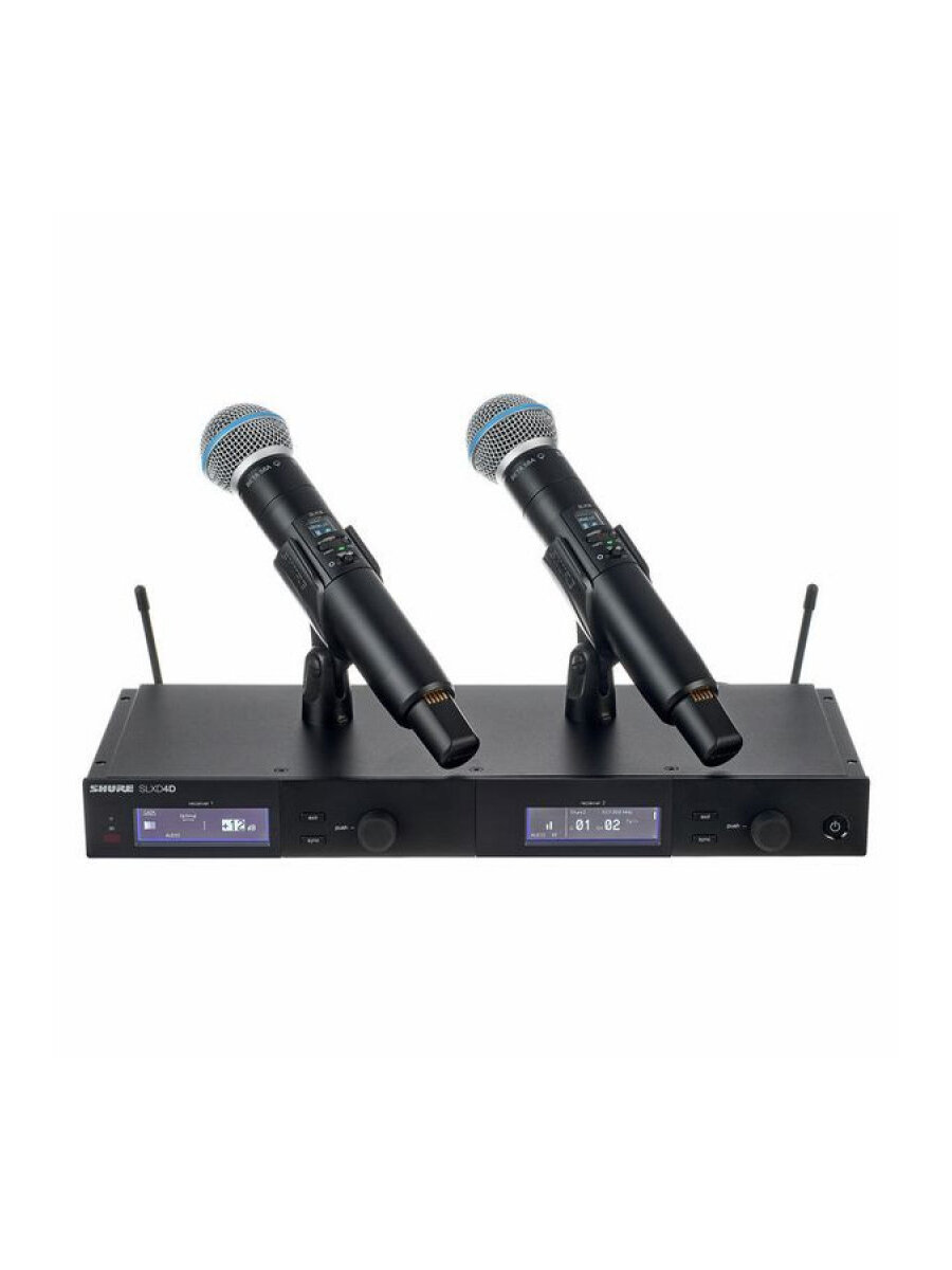 Shure SLXD24DE/B58, черный, вокальная радиосистема