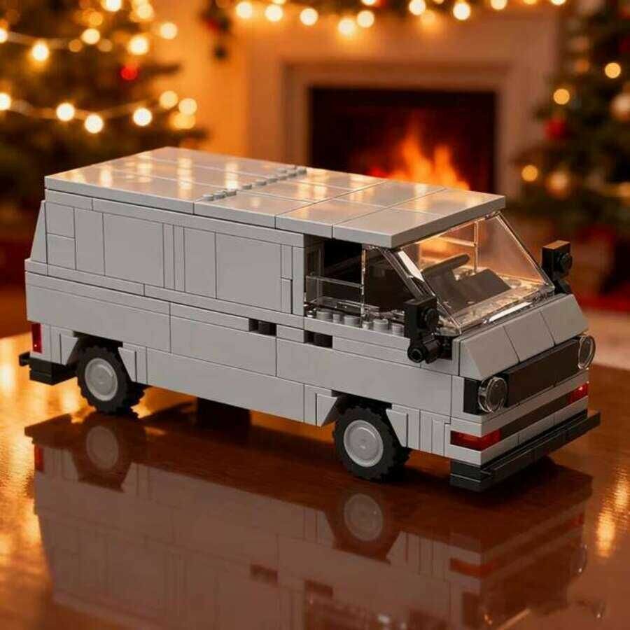 MOC VW Transporter Van City Cargoed Строительные блоки