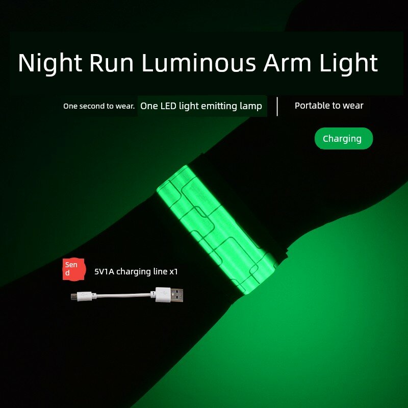 Светоотражающие ремни для ног для велоспорта, светоотражающие фонарики на руки для бега, светоотражающие фонари на