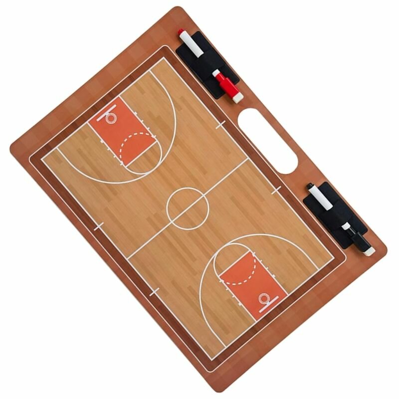 Двусторонняя тренерская доска 1 цвета, тактическая доска-баскетбол