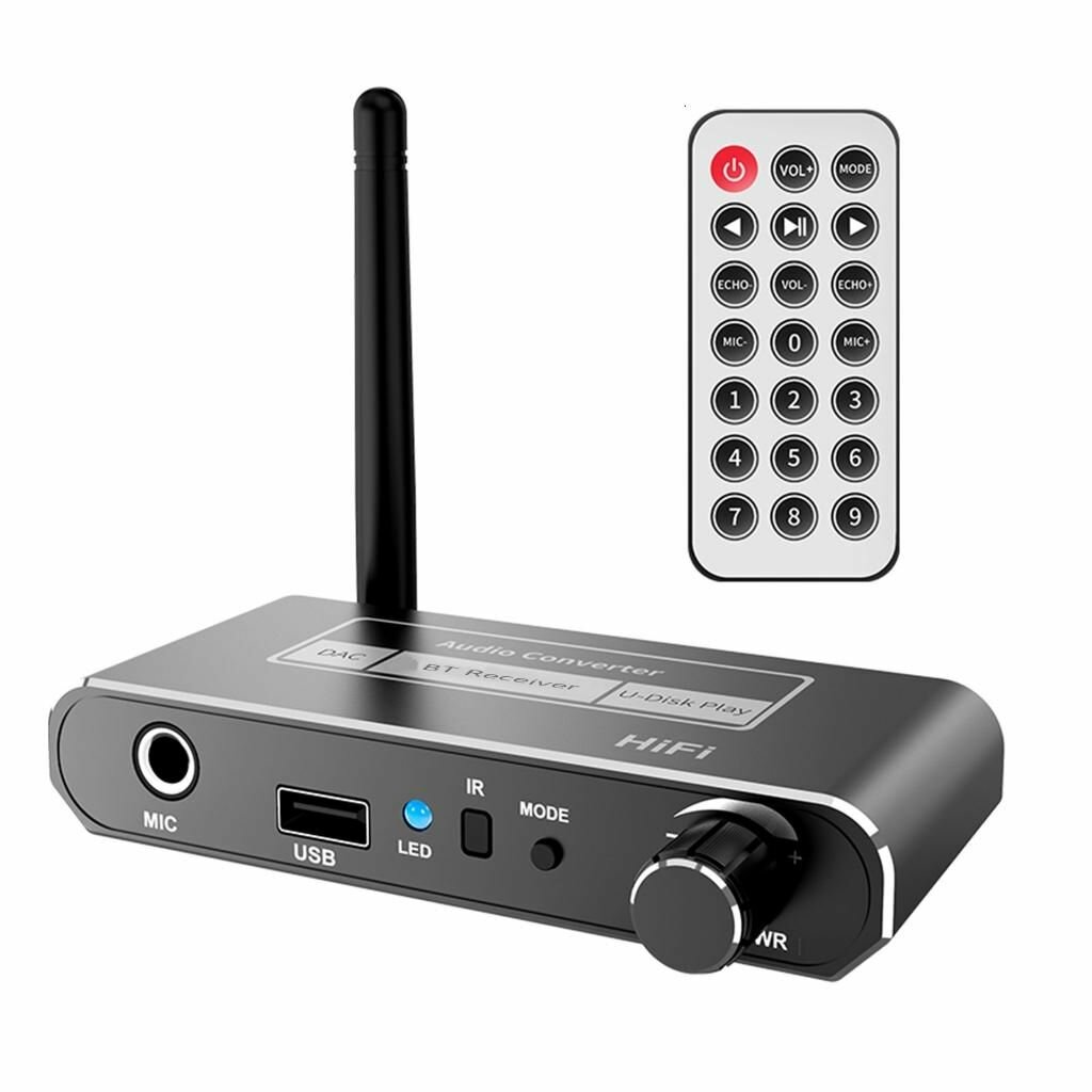 Bluetooth-совместимый5.2 Адаптер с усилителем беспроводного приемника