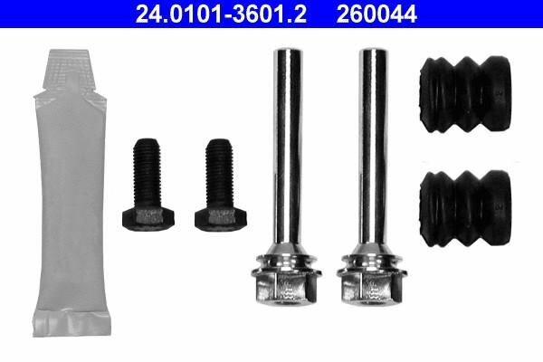Ремкомплект суппорта ATE 24-0101-3802-2, Citroen C6 05, Mercedes Benz W169 04-12, W245 05-11, Peugeot 407 04