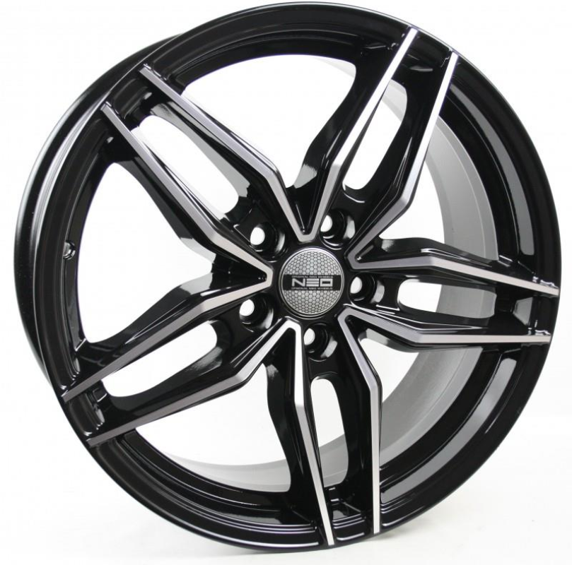 Диск колесный Tech Line NEO 782 7,5x17 5x108 Dia63.4 ET50,5 цвет BD (черный с проточкой)