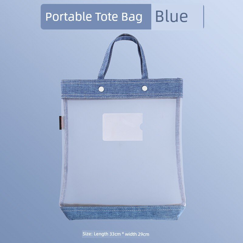 G374A полностью прозрачная сумка, большая трехслойная детская живопись, ученики начальной школы, живопись, гуашь, ящик