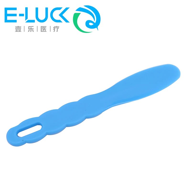 Одноразовый шпатель стоматологический E-LUCK, синий, 1 шт