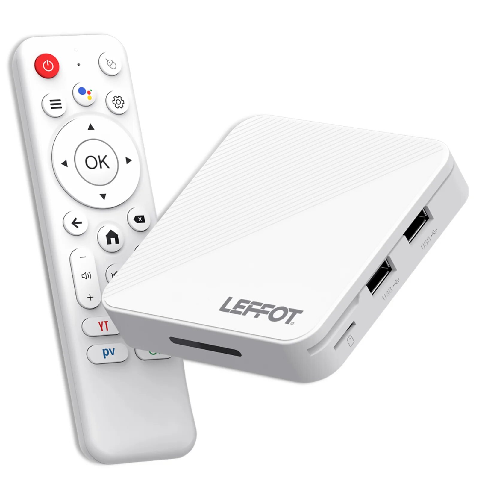 LEFFOT H313 Android 14 ТВ-приставка Европейская вилка (EU Plug)