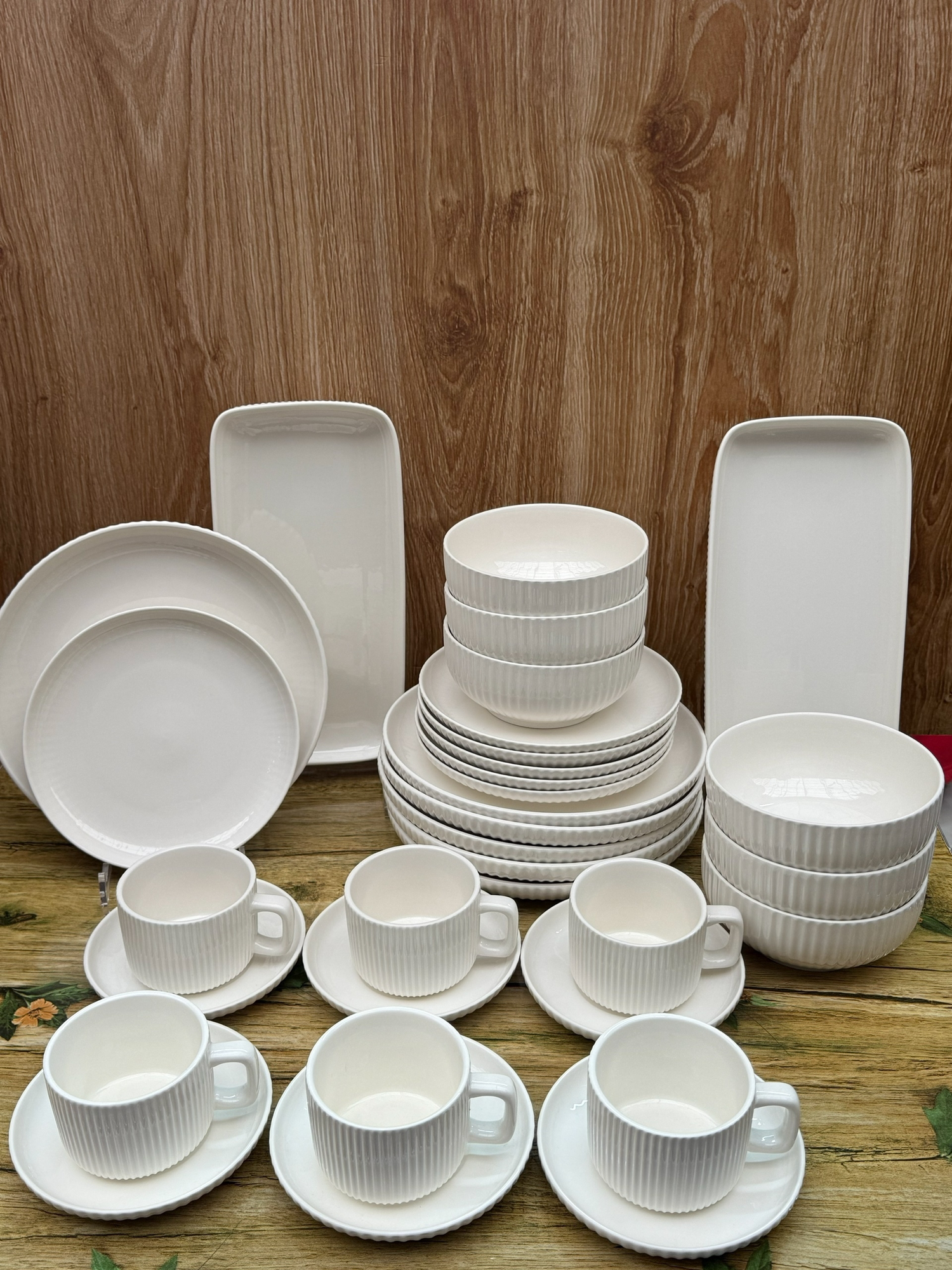 Набор столовой посуды "стильная посуда" из 32 предм, количество персон: 6