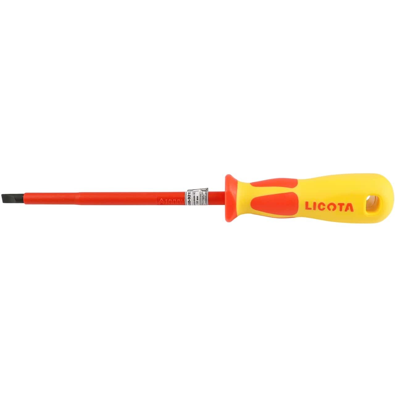 Licota ASD-9215065 Отвертка изолированная VDE 1000V SL6.5, 150 мм
