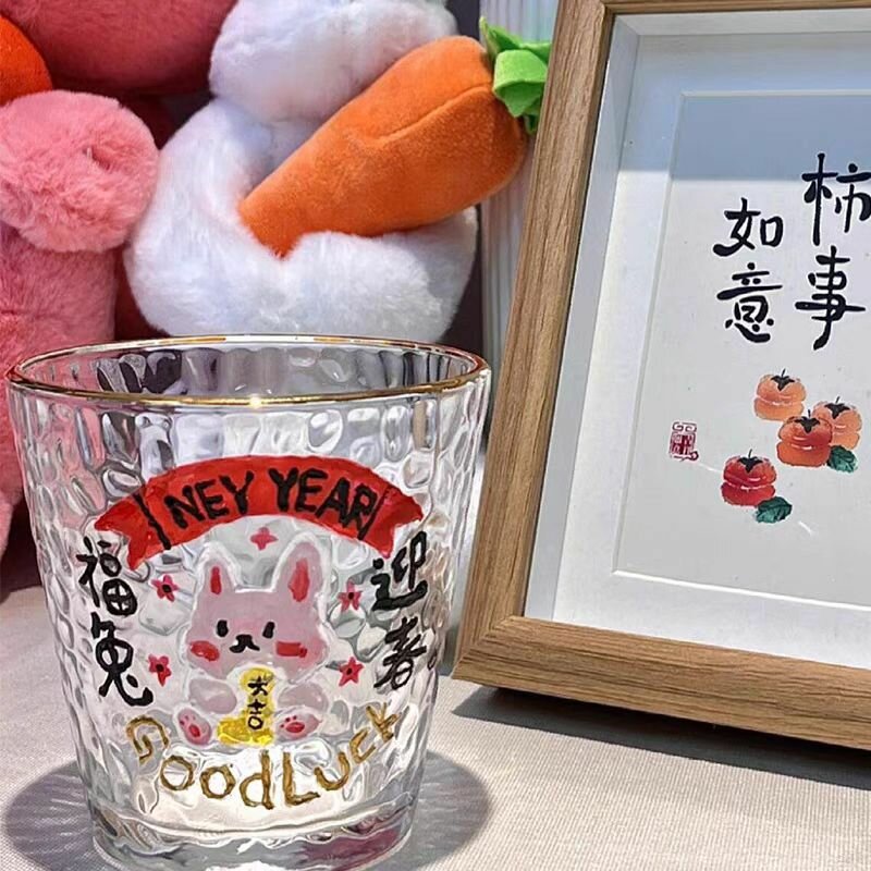 Цветной стеклянный стакан, нерегулярный цветной блок, стакан для воды, стакан для холодных напитков, стакан для сока, летний домашний радужный стакан для питья