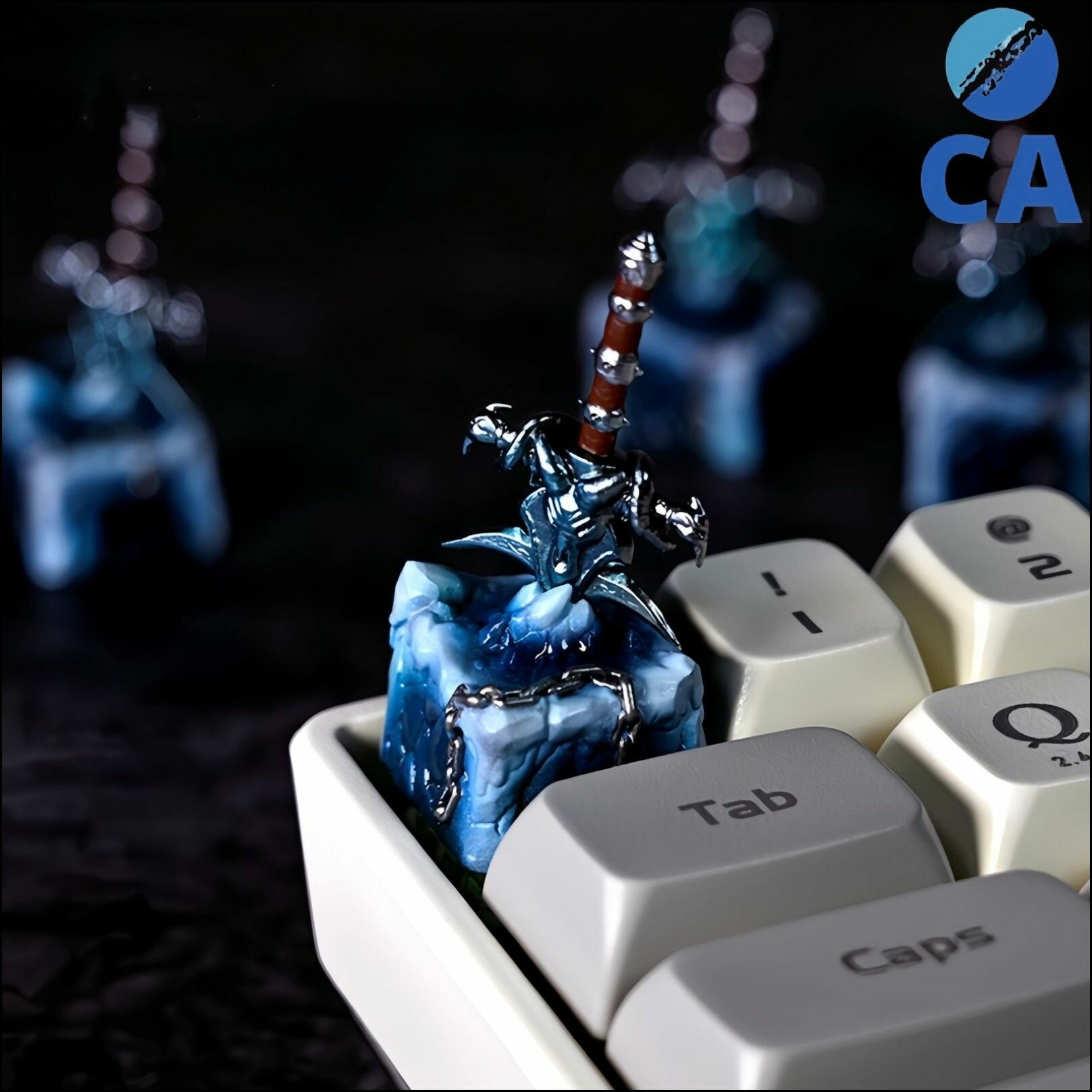 Кейкапы для механической клавиатуры - Ледяная Скорбь, World of Warcraft Artisan WOW Keycap Esc смола, клей