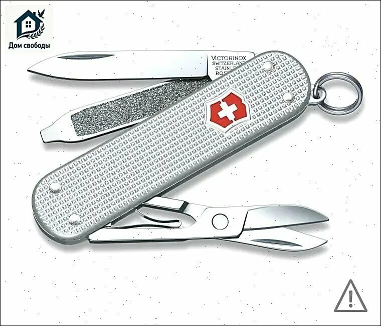 Многофункциональный нож SAK Classic SD Alox 7 функций Мультитул 58 мм