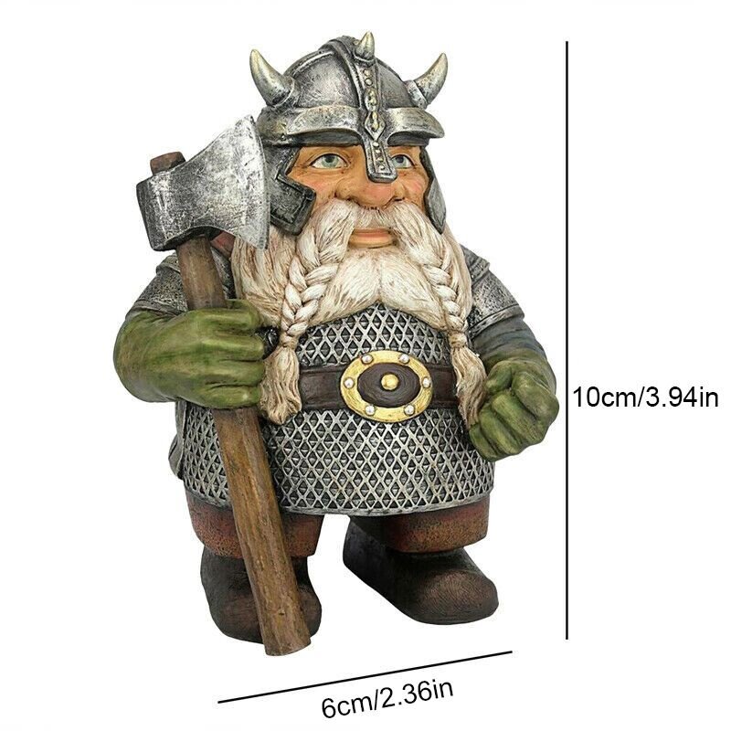 Садовая статуя enchanting viking victor norse dwarf gnome для декора газона