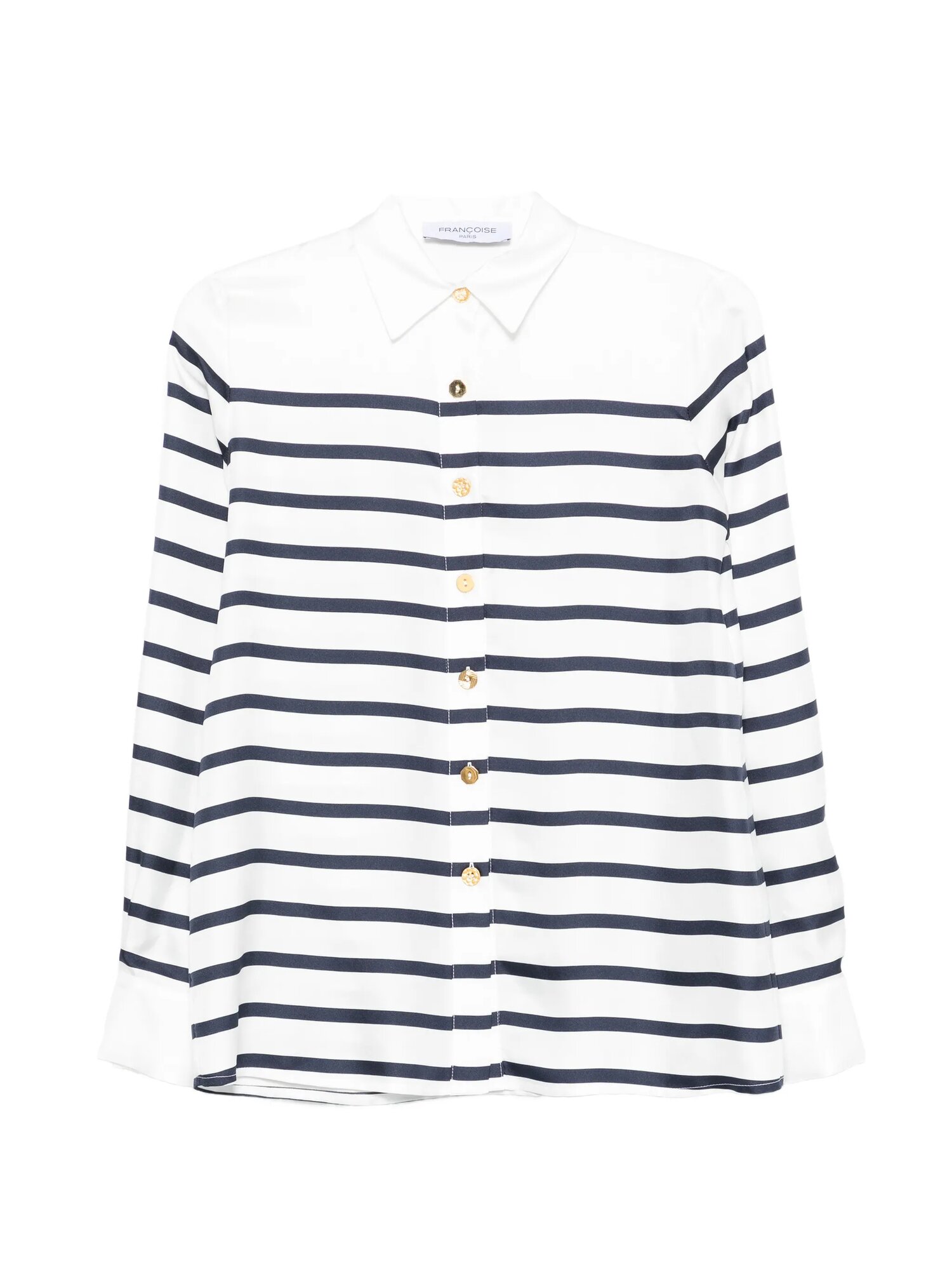Топ FRANCOISE Striped buttoned top