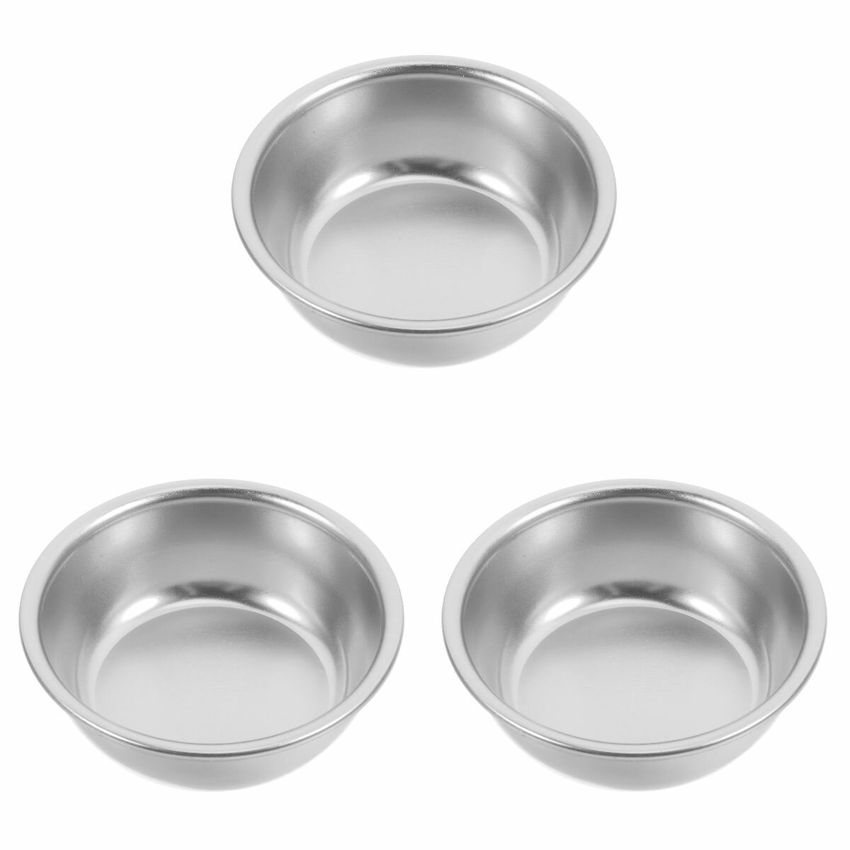 Блюдце 1 шт серебристый