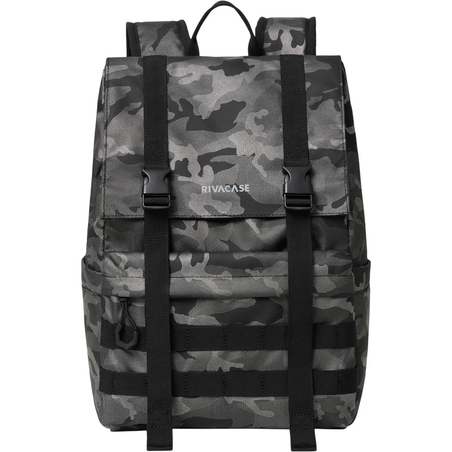 Рюкзак для ноутбука RIVACASE 7621 grey camo Sherwood-ECO Rolltop 15л, 15.6