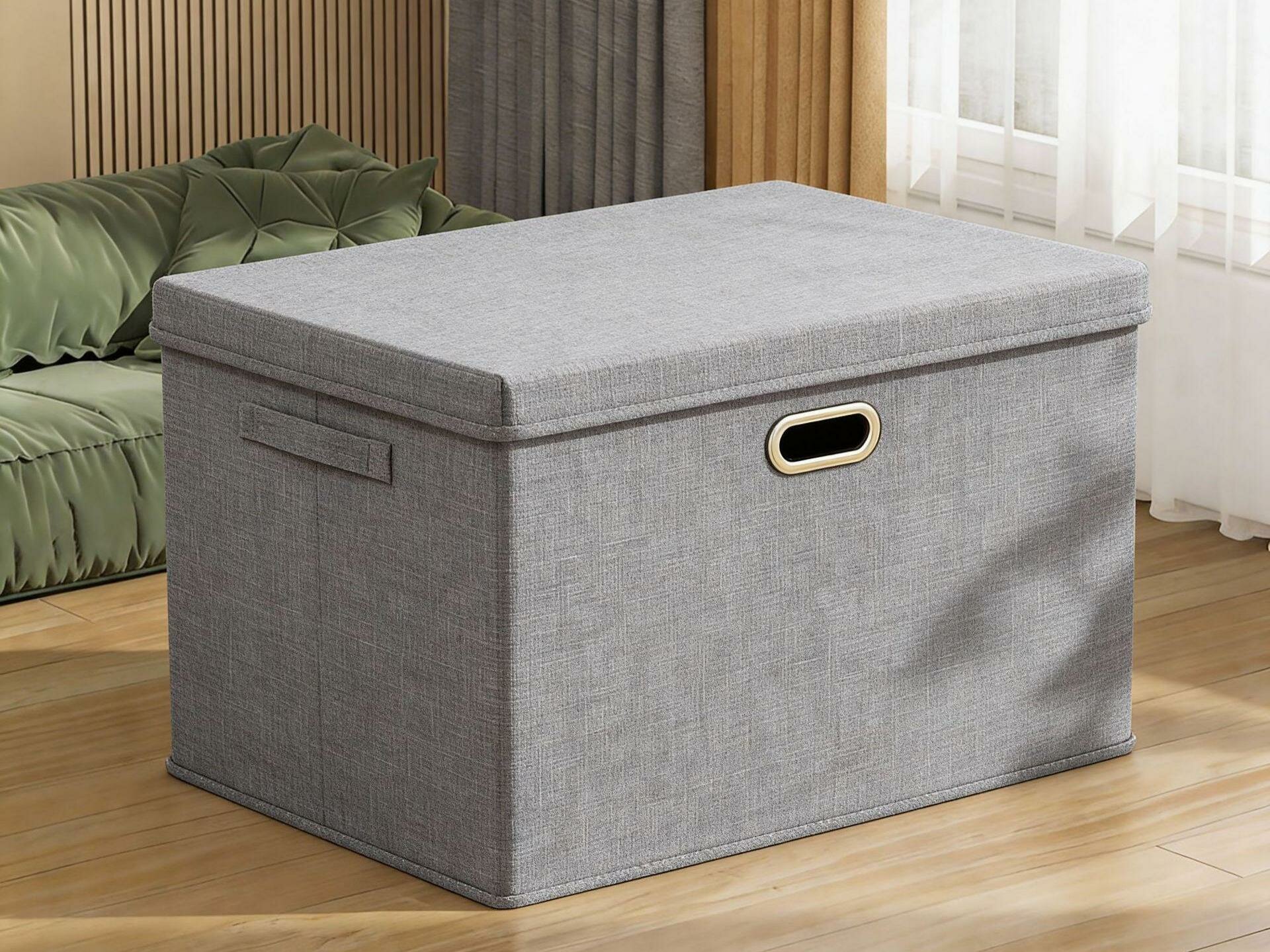 Коробка для хранения / Кофр для хранения одежды / Коробки для вещей и игрушек , Ящик， 58*40*35 cm