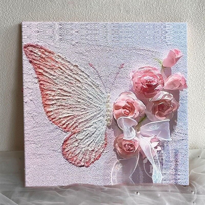 Детский набор для творчества с текстурной живописью, DIY рукоделие, полный комплект материалов, кварцевый песок, 3D масляная живопись, акриловая живопись, декор