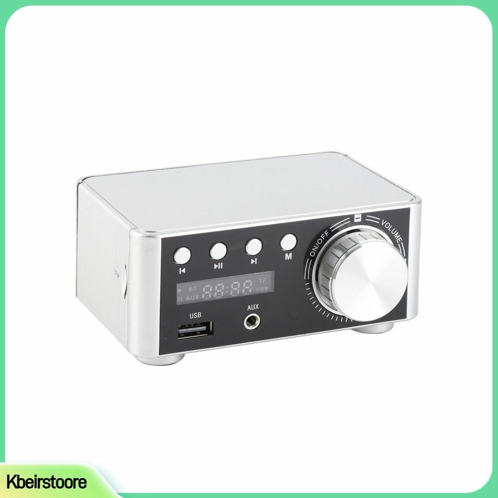 Компактный цифровой усилитель 100 Вт, Bluetooth 5.0, для дома