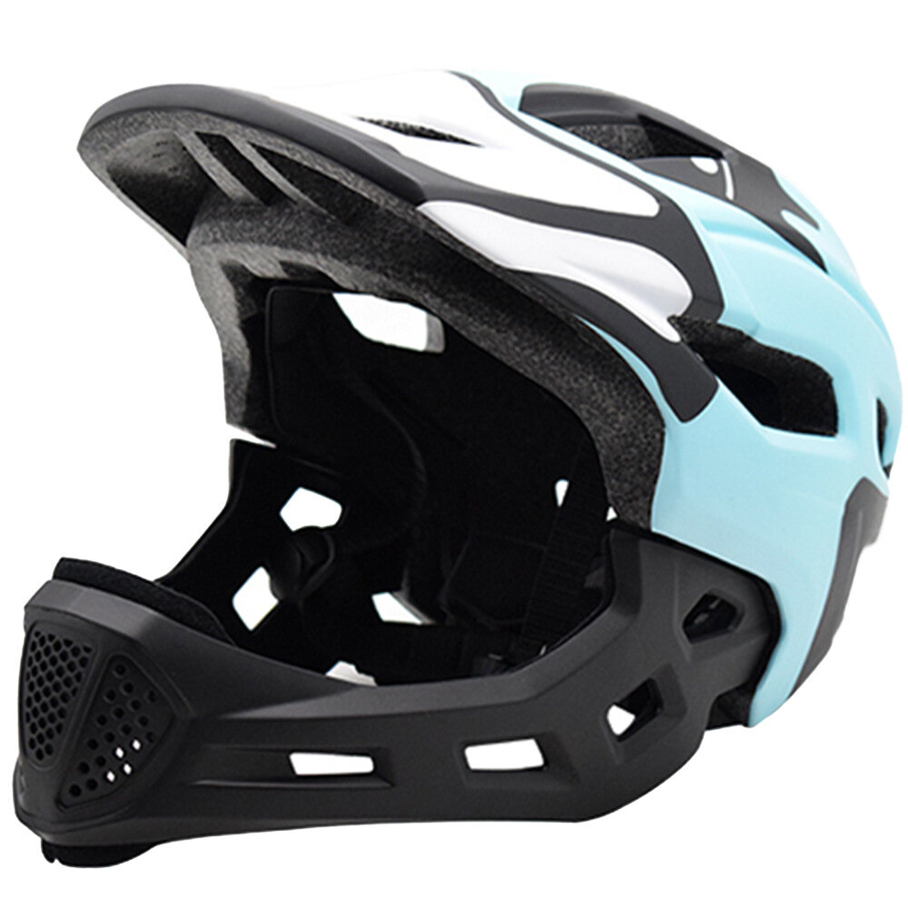 ⭐Детский шлем с отстегивающимся подбородком, полный шлем для балансировочного велосипеда, защита лица для катания на роликах, защитный шлем, цельнолитой, защита головы для детей⭐