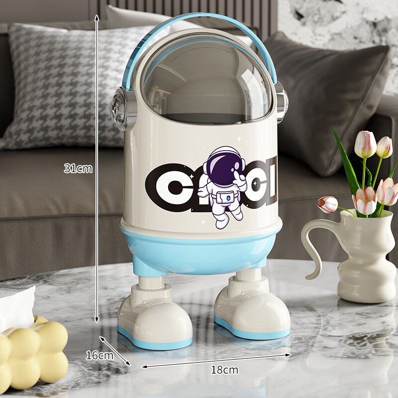 Многофункциональная мусорная корзина для гостиной, с крышкой, большой емкости, высококачественная мультяшная корзина для мусора, универсальный контейнер для хранения, оптовая продажа