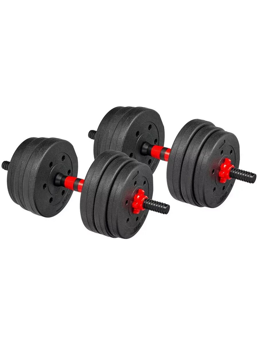 Гантели пластиковые SF 1038 2х10 кг