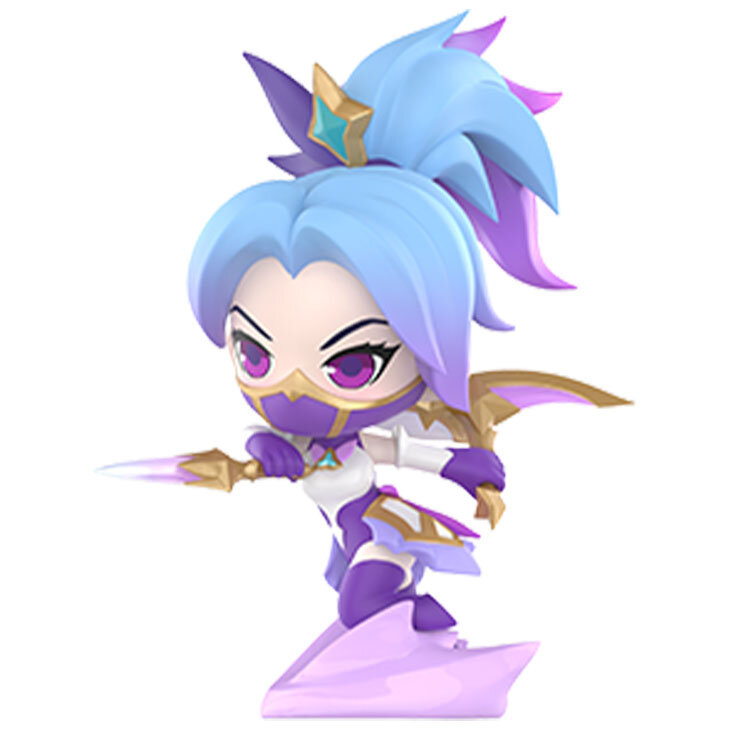 Фигурка унисекс POP MART Akali Little Hero Awakening For Battle, Confirmed-Star Guardian Akali (Open)