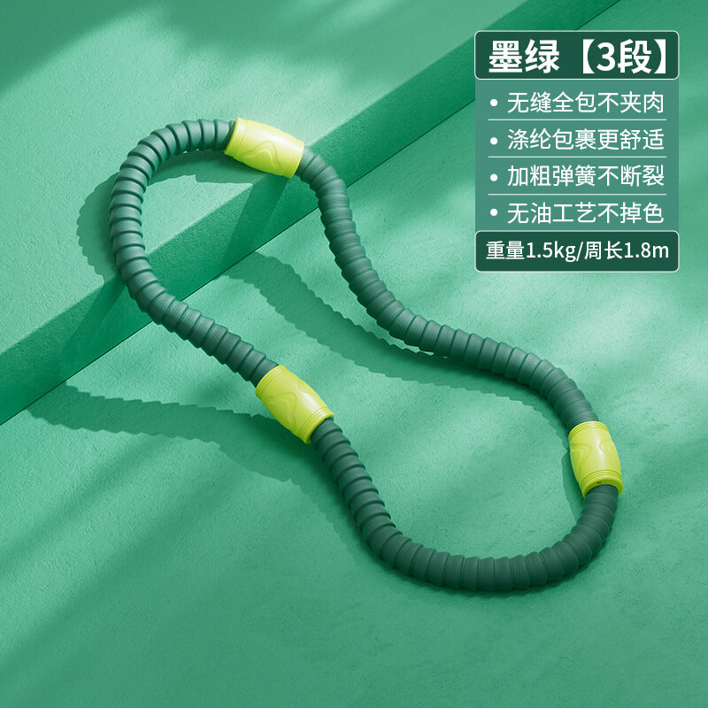 Оптовая продажа бархатного мягкого весеннего хула-хупа для живота, бесшумного, с полным покрытием, не повреждающего для женщин, для уменьшения живота и похудения