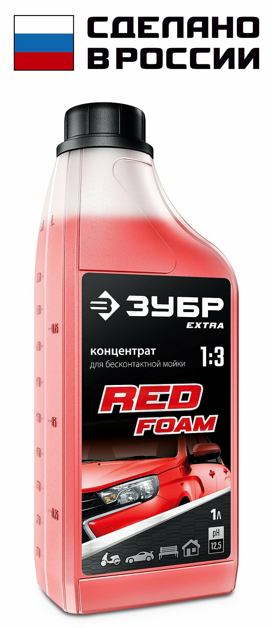 Универсальный шампунь для минимоек ЗУБР Extra 1 л 70650-1