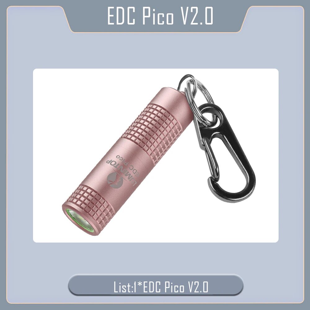 LUMINTOP EDC Pico Фонарик 130 люмен Pink