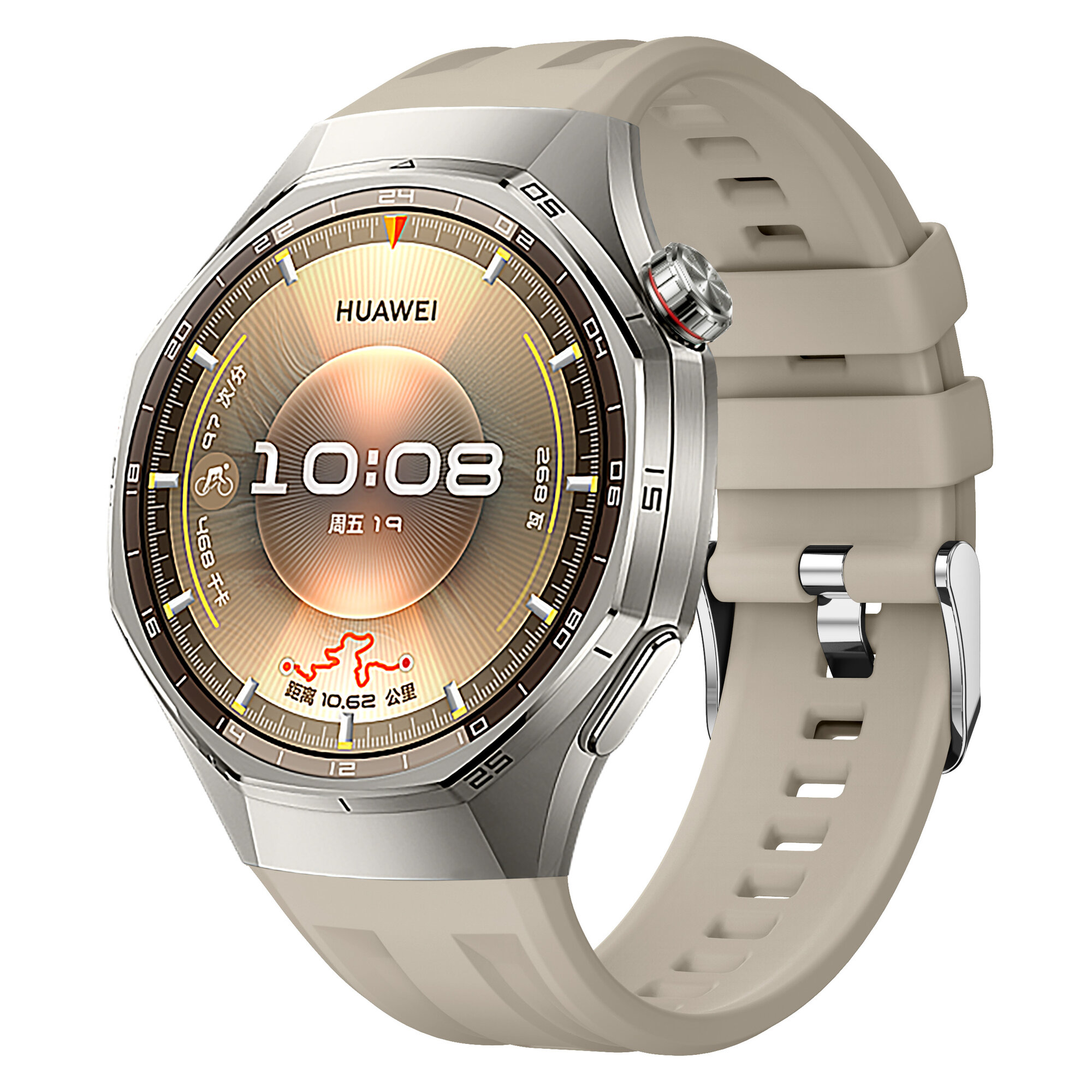 Ремешок специально для Huawei Watch GT 6 Pro 46mm. Силиконовый, идеальная посадка L