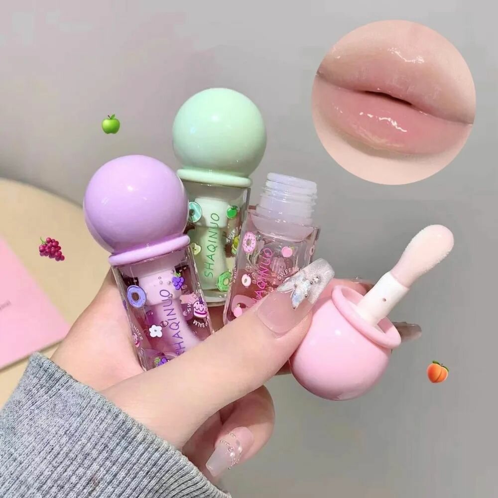 Увлажняющее масло для ухода за губами, аромат персика