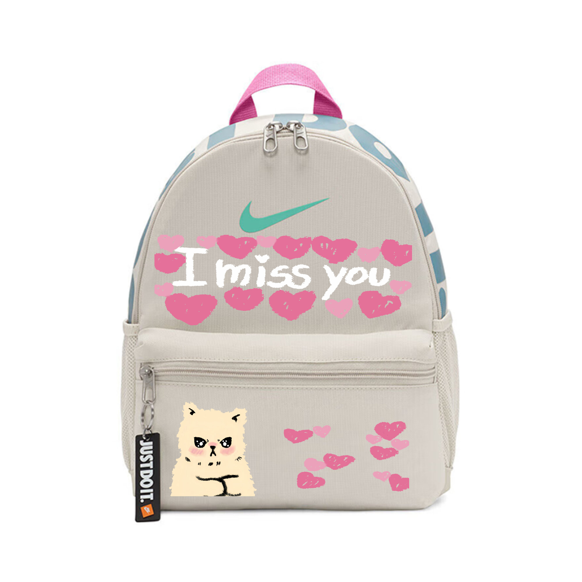 Рюкзак для детей Nike Fabric Regular Kids' Gray White 1373868064