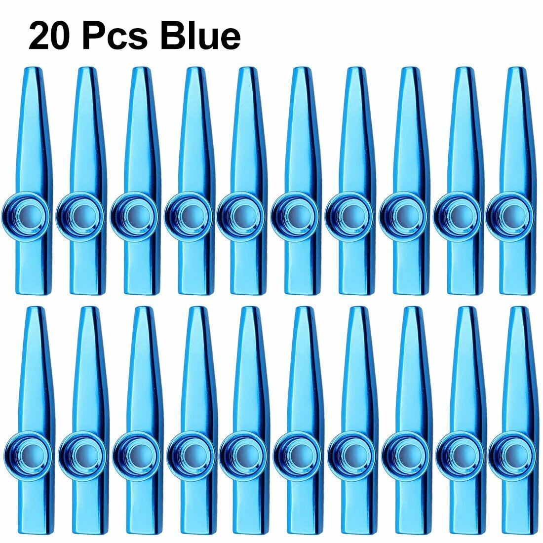 Металлические казу IRIN J02 Синий, 20 Pcs Blue