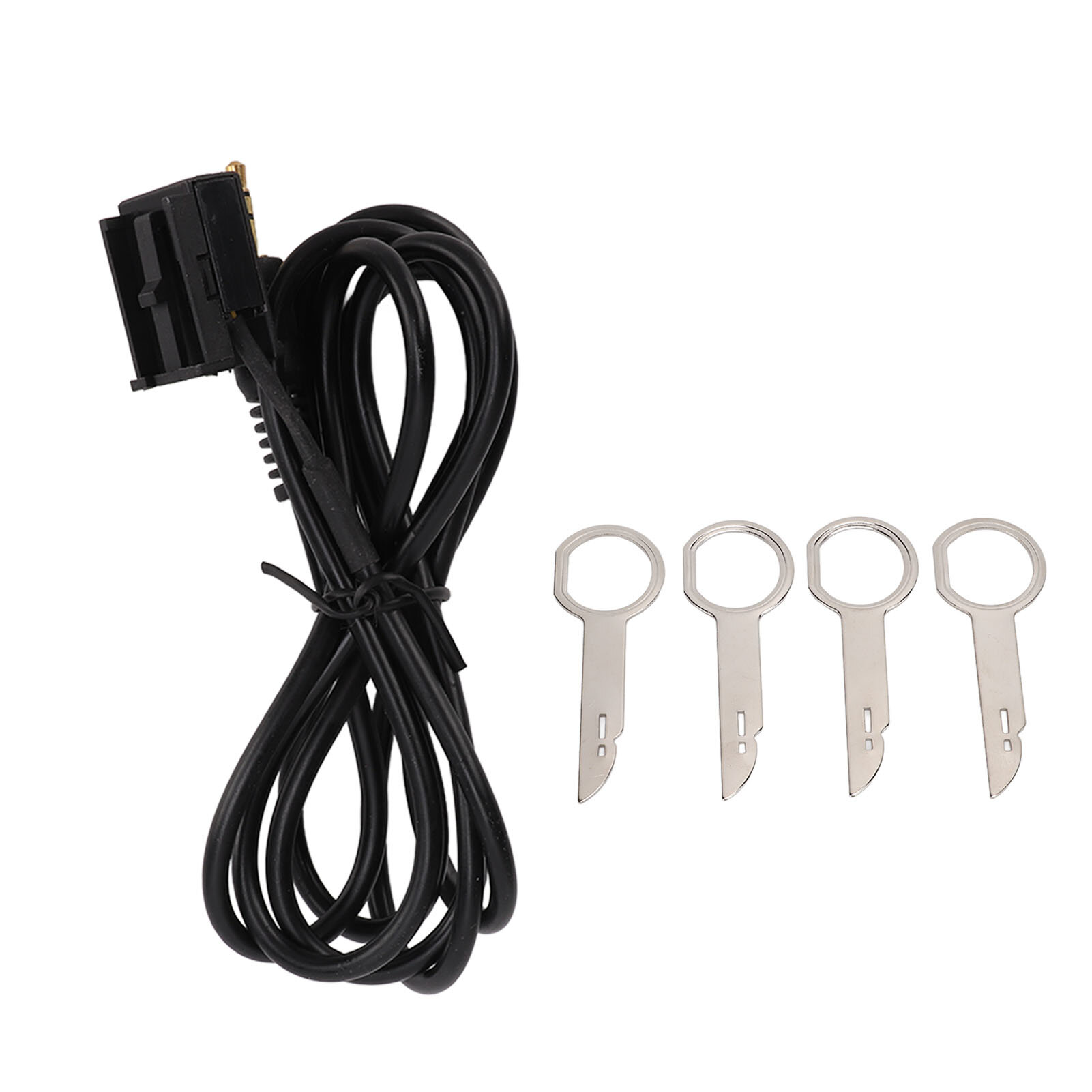 3,5-мм аудиокабель-адаптер с 4 инструментами для снятия, подходит для автомобилей Ford Fiesta, Mondeo, Focus MK2, Transit, Fusion.