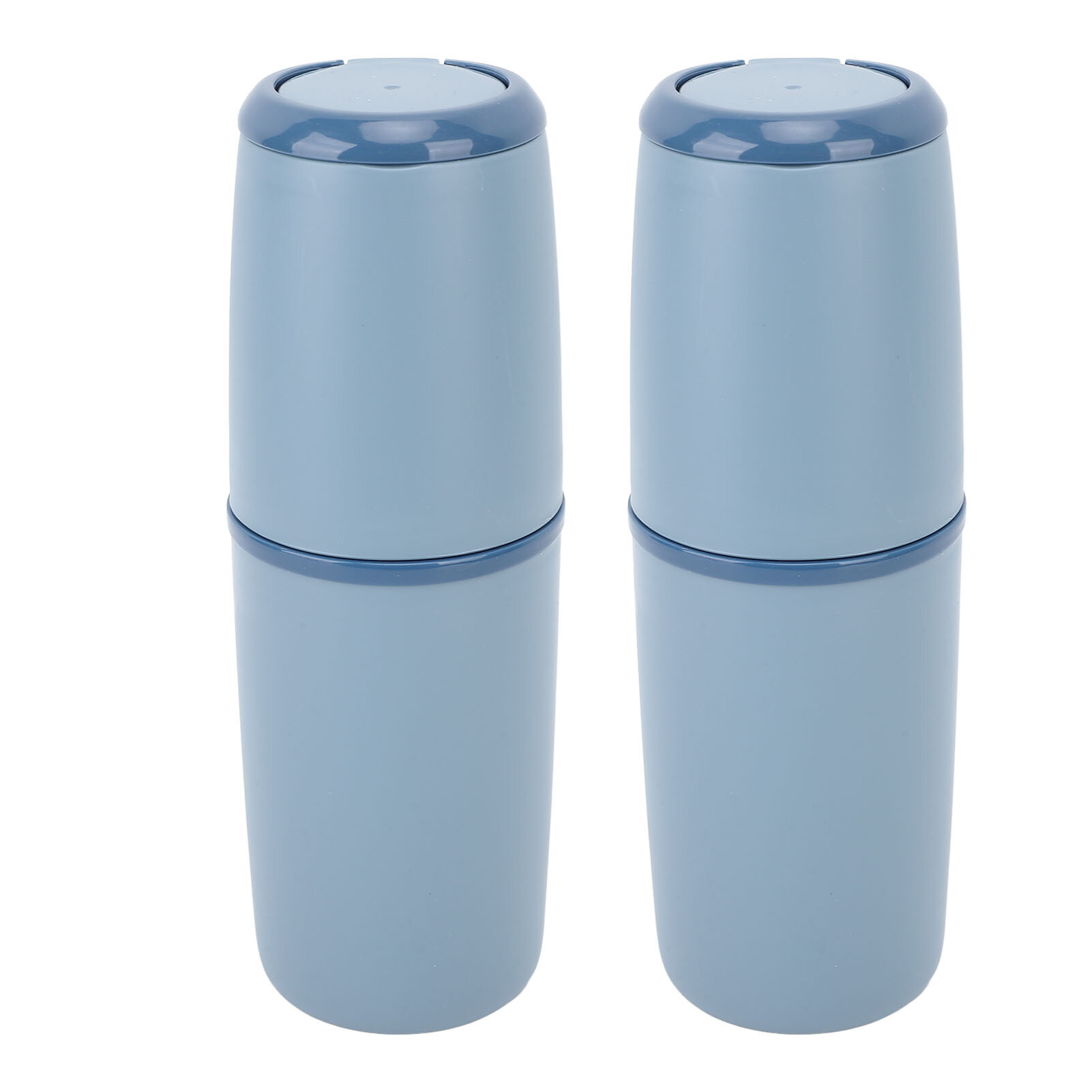 Travel Toothbrush Case Versatile Stylish Look Portable Toothpaste Holder for Outdoor Business Trip Dark Blue