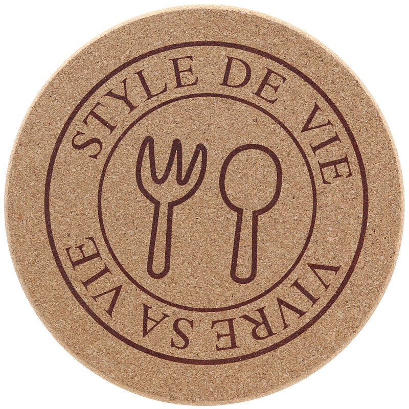 Кухонный европейский стиль пробковый теплоизоляционный коврик, коврик для обеденного стола, антиожоговый коврик, коврик для керамической посуды, коврик для тарелок и мисок, коврик для кастрюль, большой размер