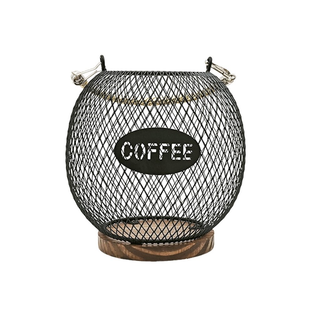 Элегантная Переносная корзина для кофе для легкого доступа к Вашим кофейным принадлежностям