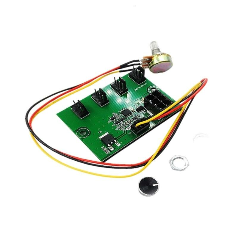 6Pin на 3Pin/4Pin адаптер для вентиляторов, 4 bit fan