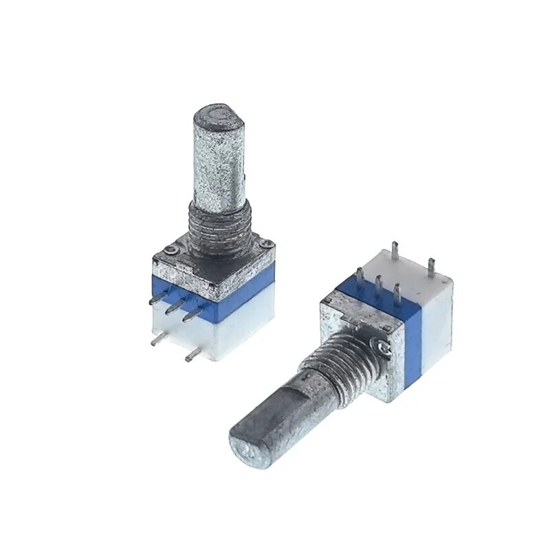 Потенциометры 5 шт, 8 мм, B10K с поворотным переключателем